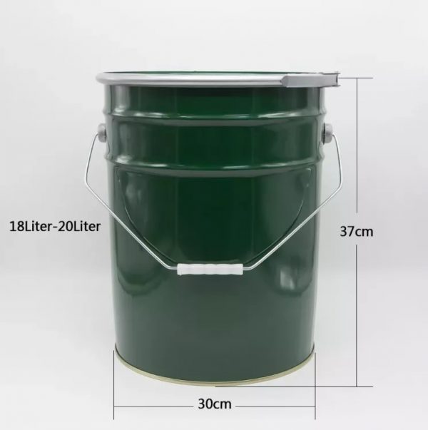 10 liter 18 liter pail bucket with lever lock ring lid – FANXUN Package